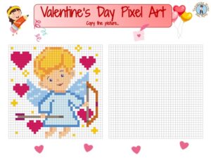 Valentine's Day Pixel Art - Treasure hunt 4 Kids - Free game