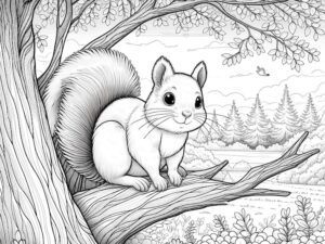 Wild Animals Coloring Book - Instant Download - Treasure hunt 4 Kids