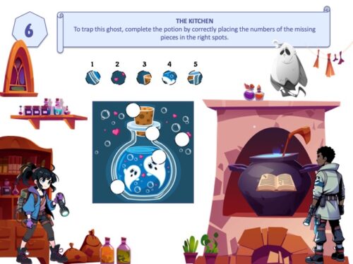 Ghost Puzzle Game - Ghost Hunting Challenges - Treasure hunt 4 Kids