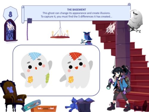 Ghost Puzzle Game - Ghost Hunting Challenges - Treasure hunt 4 Kids